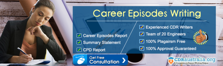 Writing career episode reports for engineer Australia | CDR career episode