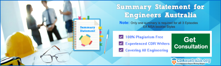 Summary Statement Writing Service for Engineers Australia at 15% Off