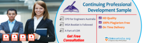 Continuing Professional Development Sample for Engineers Australia
