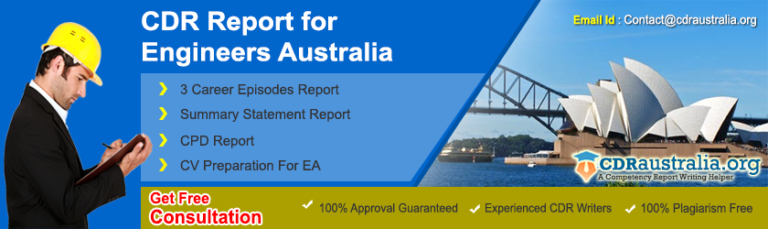 CDR Report For Engineers Australia By The Best Writers